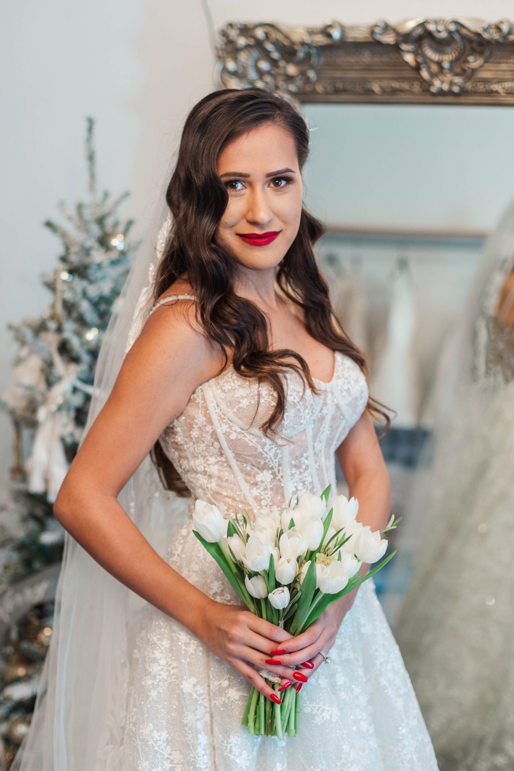 Classic Bridal Style Dress, Hair, and Makeup Ideas | Radiant Reflection